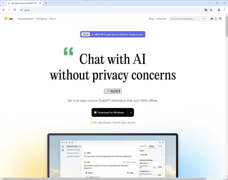 ローカル PC で AI チャットを動かしてみる (Jan / Windows GUI / 2025年2月) | アプつ