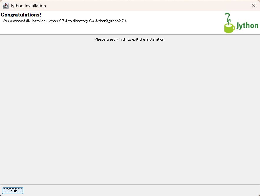 2-4. Jython のインストール | アプつ