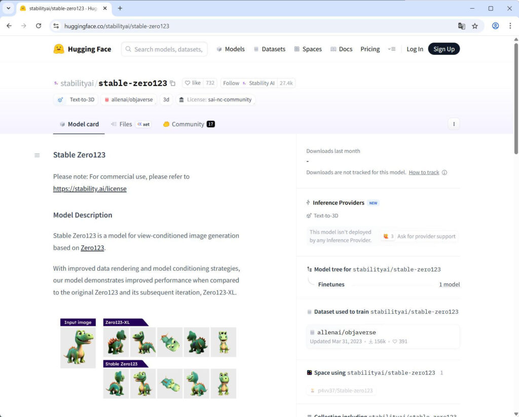 [画像→3D 生成AI] Stable Zero123 を使ってみる (Stability Matrix + ComfyUI / 2025年7 ...