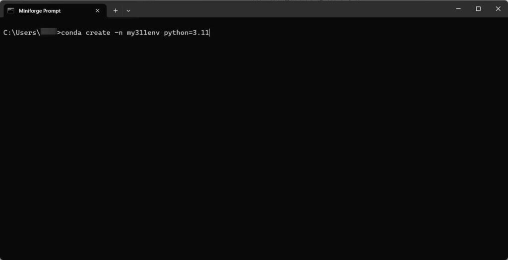 3-3. Conda による仮想環境 (Miniforge で行う) | アプつ